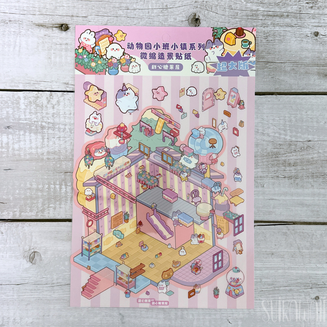 ZHIJI | Pegatinas DIY 3D - Candy House – Suikawaii