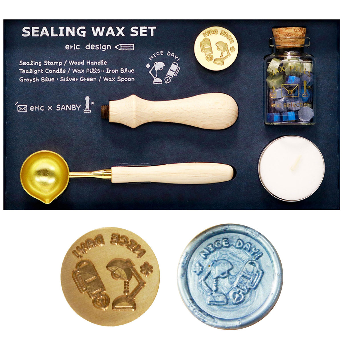 eric x SANBY | Set Completo Sellos Lacre - Fountain Pen – Suikawaii